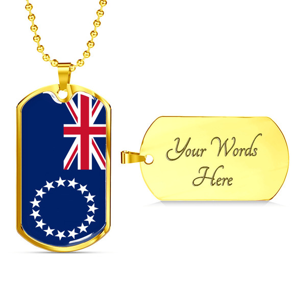Express Your Love Gifts | Jewelry | Cook Island Flag Necklace Stainless ...